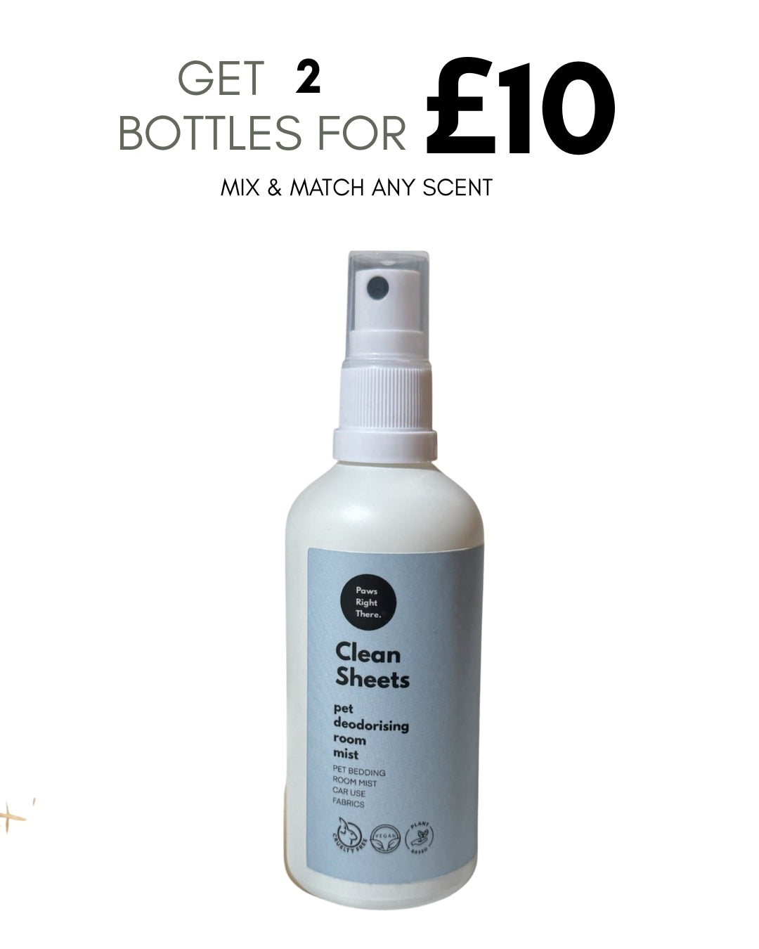 Clean Sheets Pet Friendly Room Mist – Paws Right There